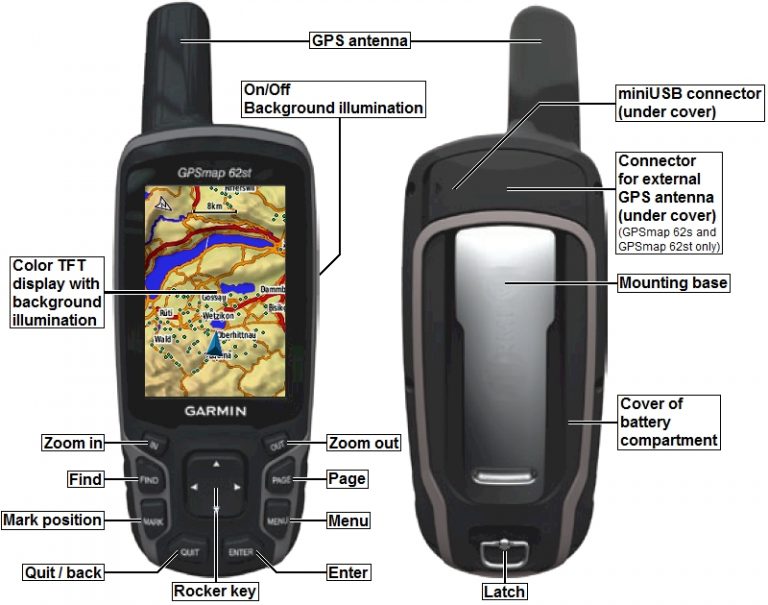 GPS MAP 62SC marca Garmin DESCONTINUADO ver MAP 64 - CivilTEC