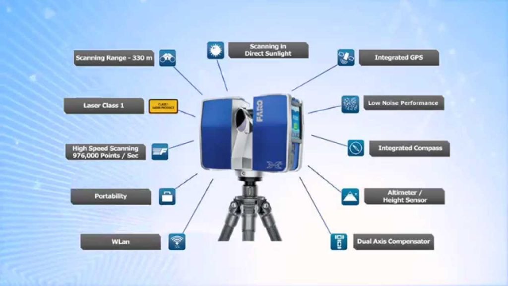 FARO Escáner Láser Focus3D X-330 - CivilTEC